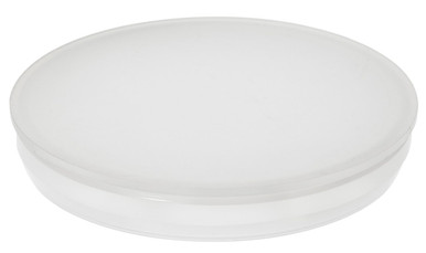 9/16" Round Poly Plug Flat Top, No Tab for Tubes - Natural | VisiPak