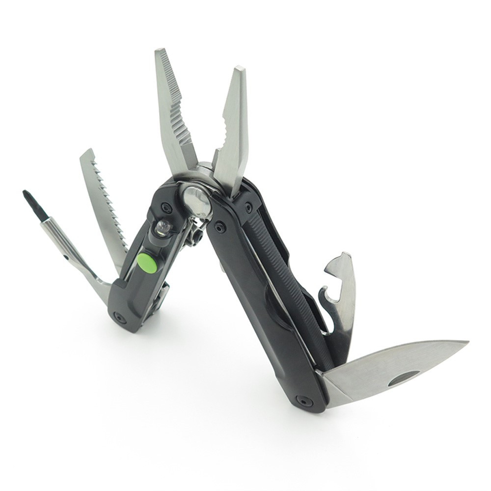 14 in1 Multi Tools Folding Pliers w/ LED Light