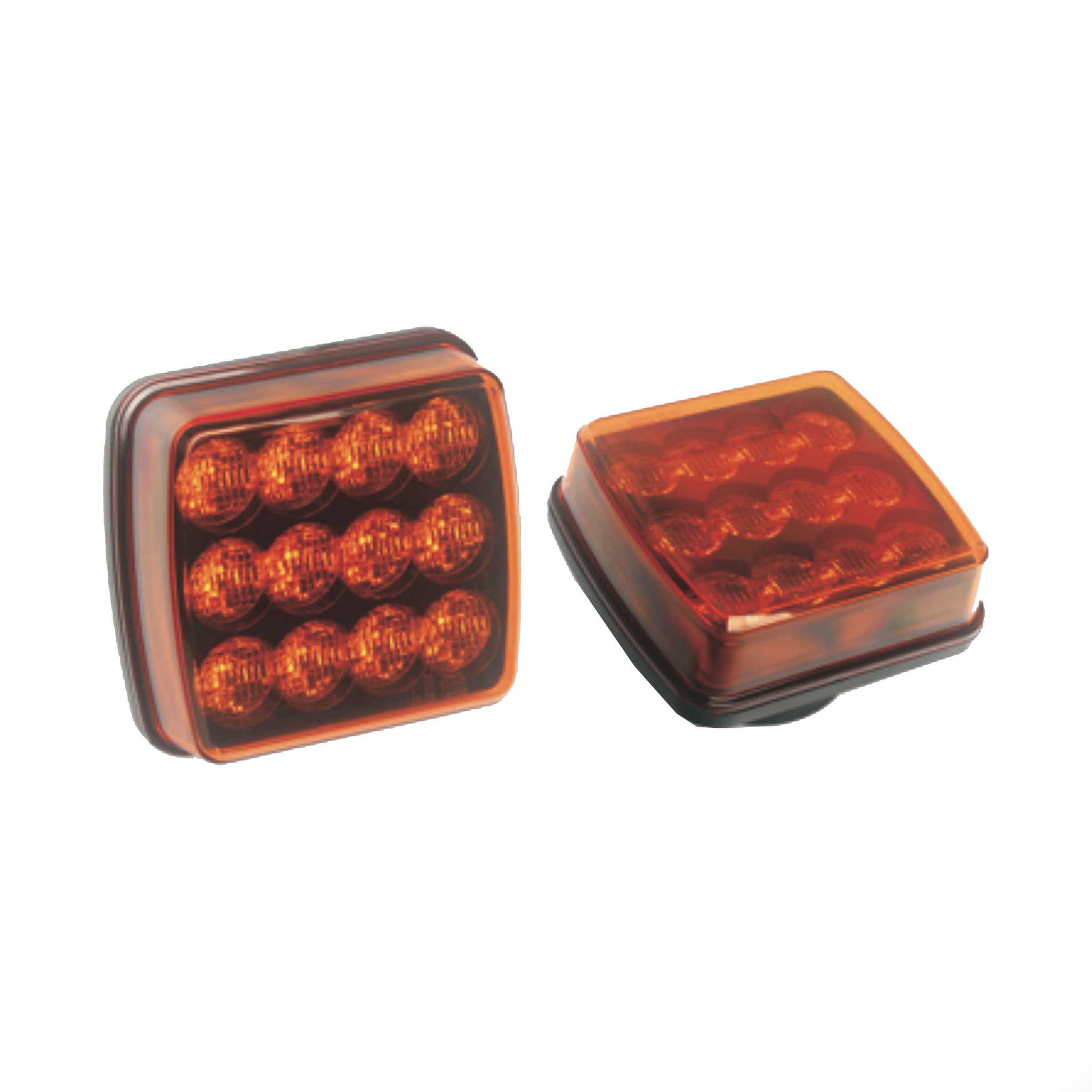 Rechargeable Amber LED Warning Beacon (Pair)