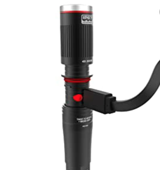 320 Lumens Rechargeable Rocket Pen Flashlight