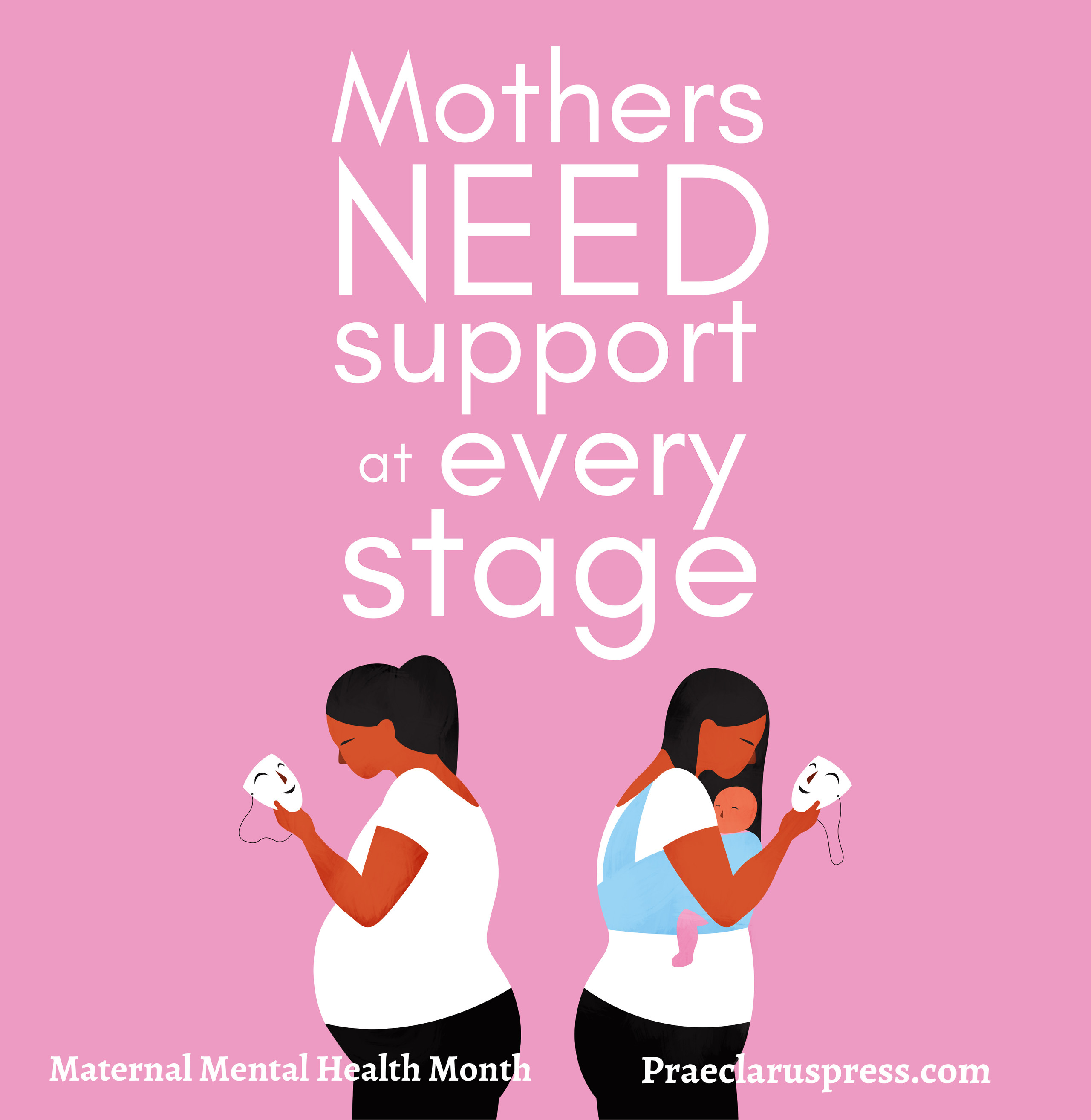 Free downloadable poster- Maternal Mental Health 2021 - PraeclarusPress
