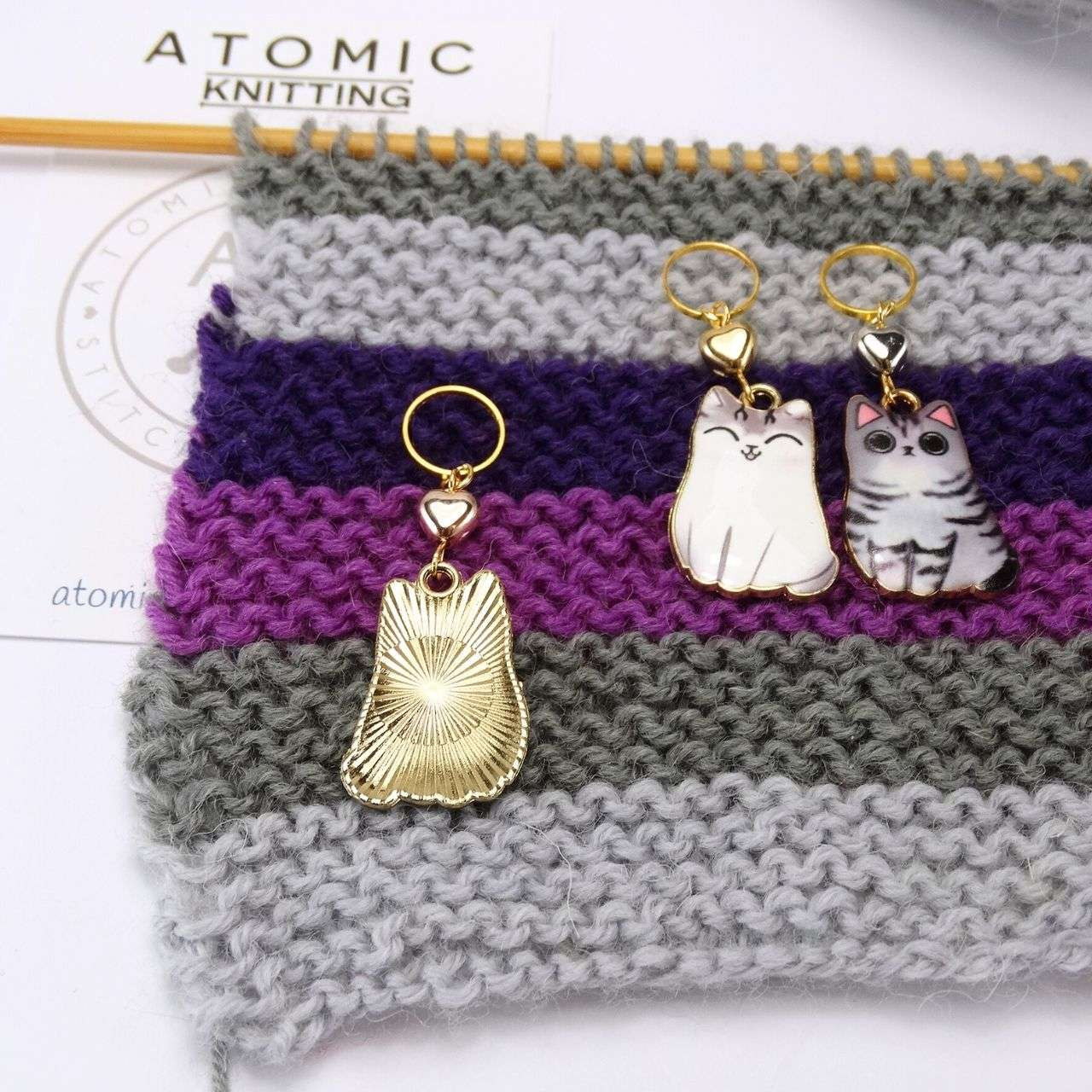 Stitch Marker Sets and Accessories by Atomic Knitting
