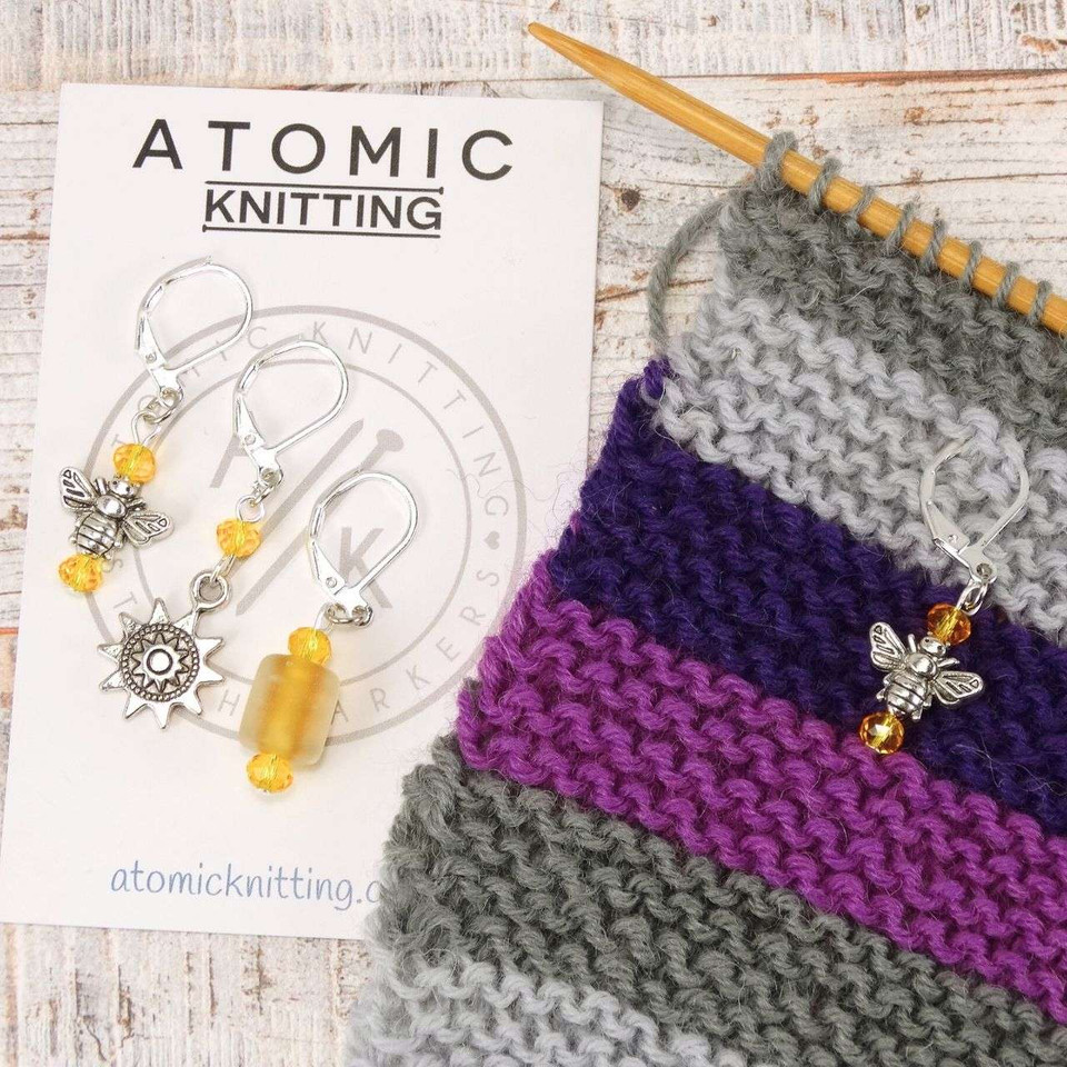 Stitch Marker Sets and Accessories by Atomic Knitting