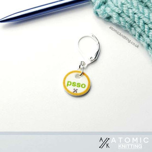 Pass Slip Stitch Over (psso) Instructional Stitch Marker