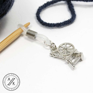 knitting needle holder spinning wheel | Atomic Knitting