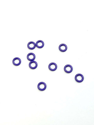 Purple 'Thin' EPDM Snag Free 2.5mm x 10 knitting markers