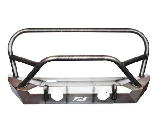 Motobilt MB1048F-S Hatchet Front Bumper with Stinger and Fogs JK 2007-2018
