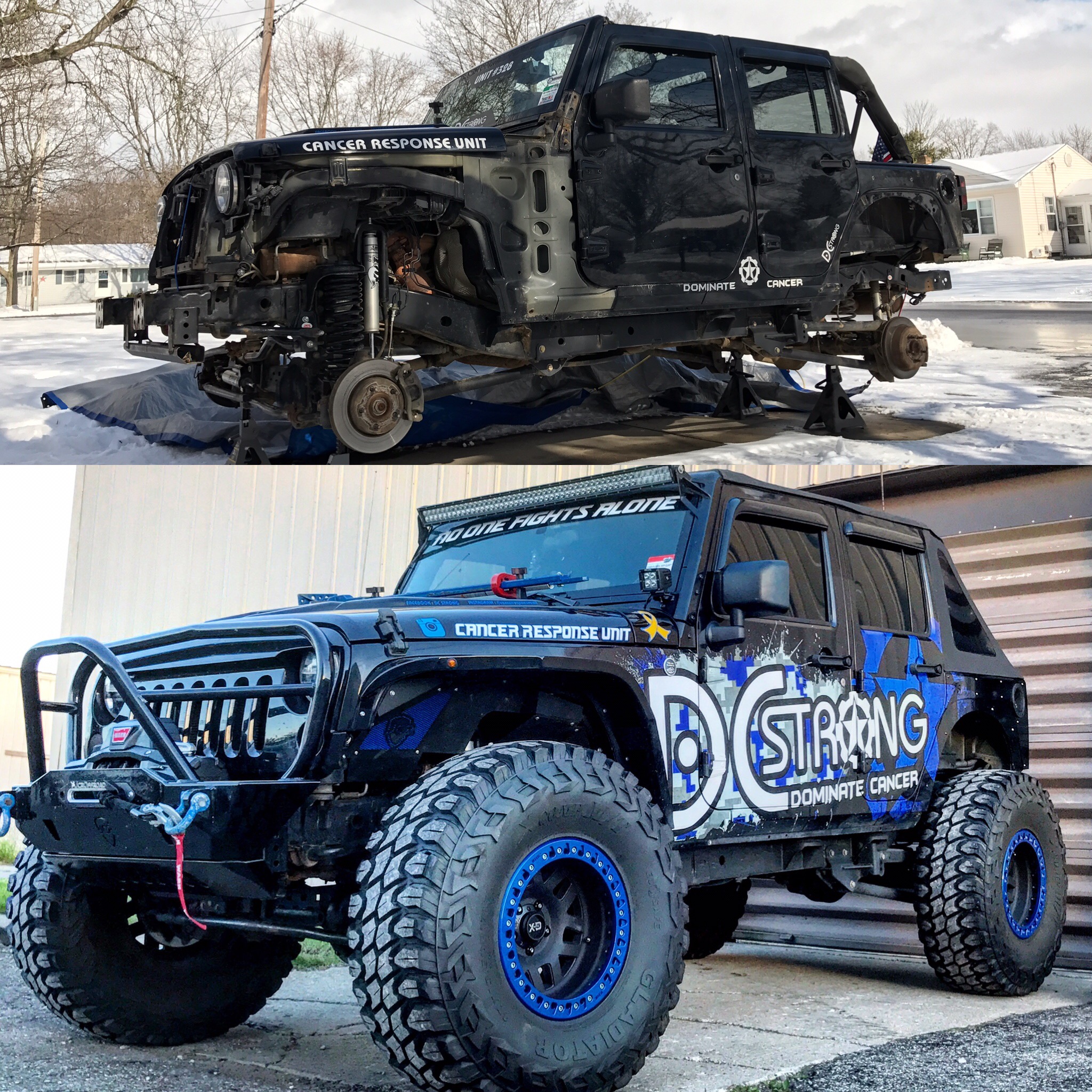 Stories That Inspire Us: Cancer Response Unit Jeep - Offroad Elements, Inc.