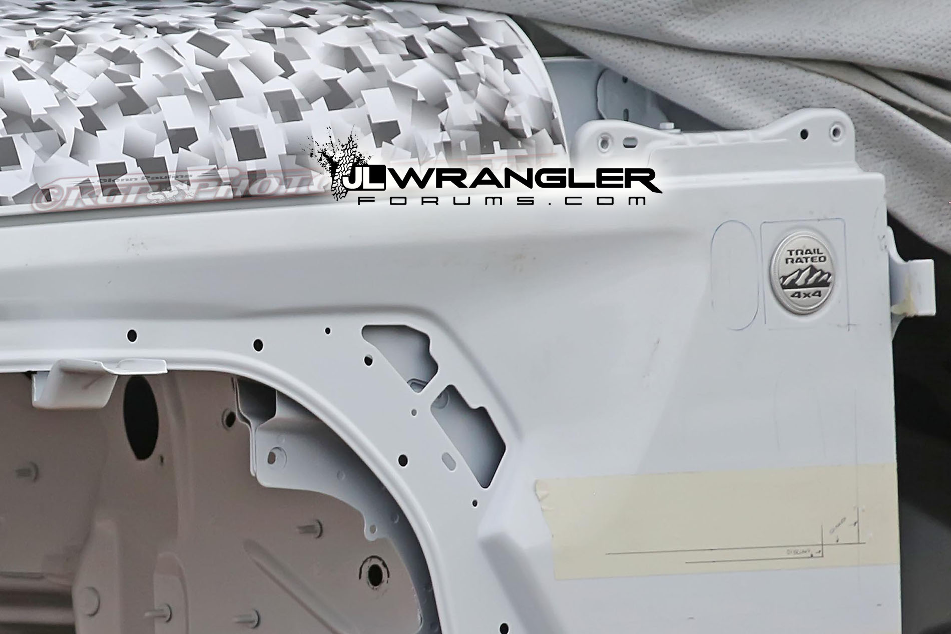 Jeep Wrangler JLU: Uncovered Body Shell and Exterior Shots - Offroad ...