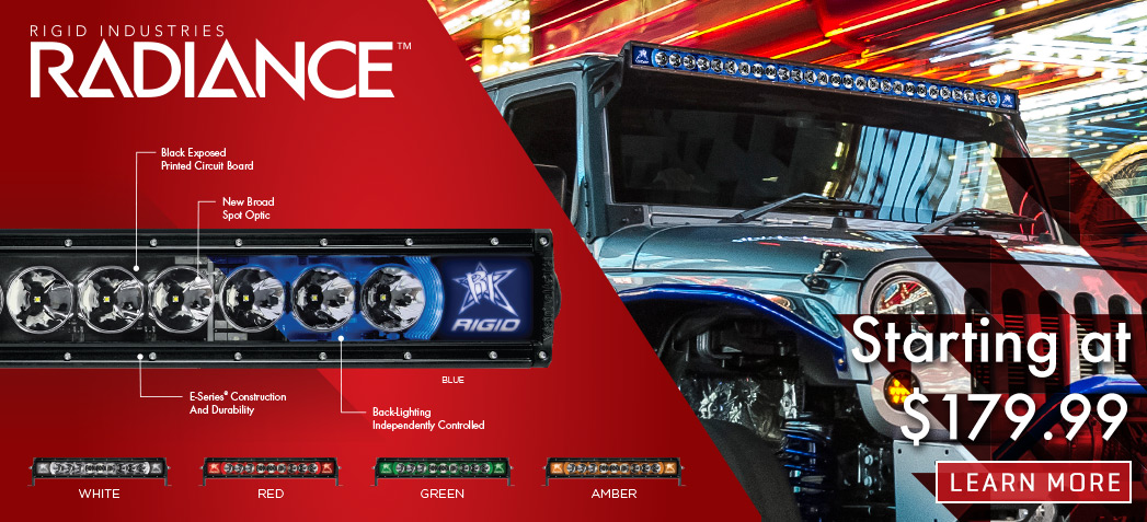 Rigid Industries Radiance Series Back-Light LED Light Bars - Offroad ...