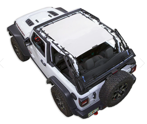Spiderwebshade JL2D One-Piece Sunshade for Jeep Wrangler JL 2 Door 2018+