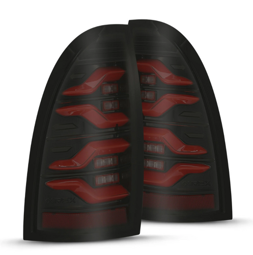 AlphaRex 680070 LUXX-Series LED Tail Lights Toyota Tacoma 2005-2015