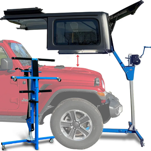 EZ 4x4 1900 0074 Hard Top Remover Lift for Jeep TJ, JK & JL & Bronco 1997+