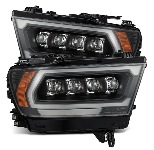 AlphaRex 880578 19-24 Ram 1500 NOVA-Series LED Projector Headlights Black