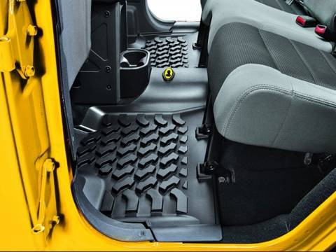Bestop 51504-01 Rear Floor Liners for Jeep JK 4 Door