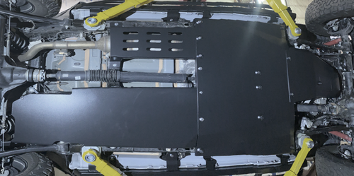 Rock Hard 4x4 RH-90566 Aluminum Bellypan Skid Plate System JL 4 Door ...