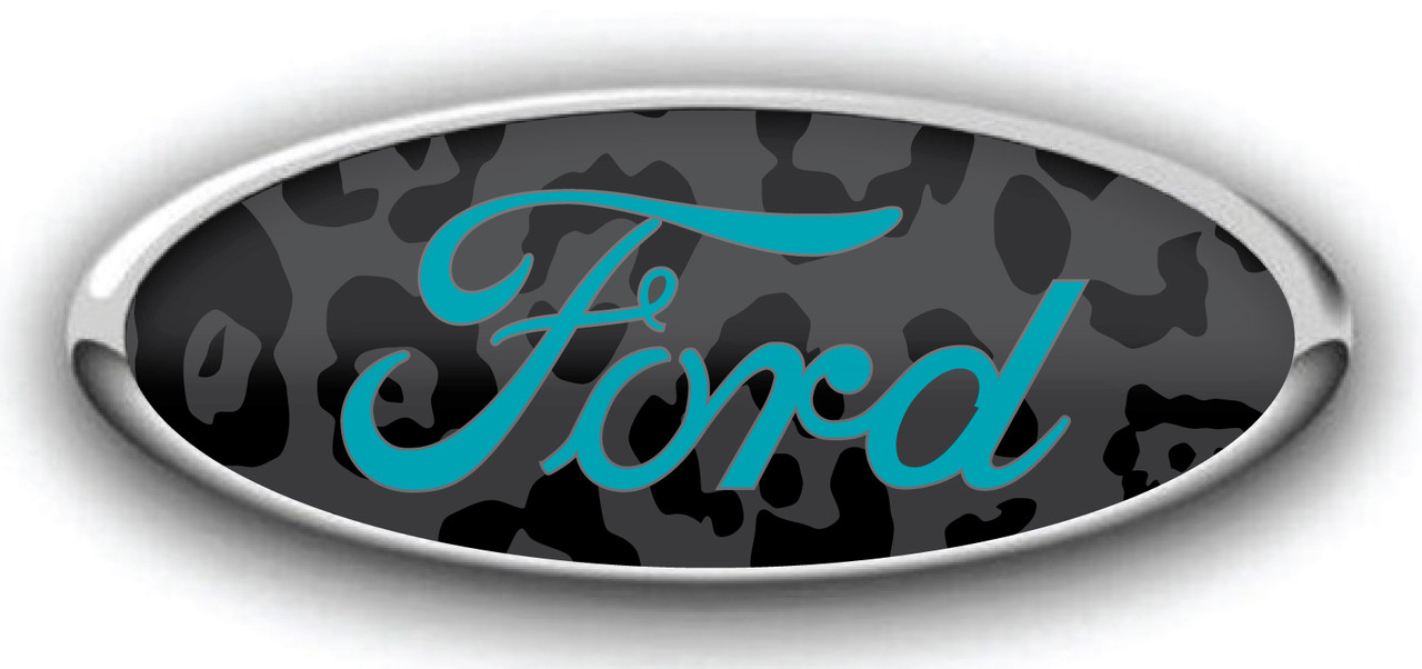 Ford Logo Overlay Decals | Custom Ford Emblem Overlays — 3PC Kits