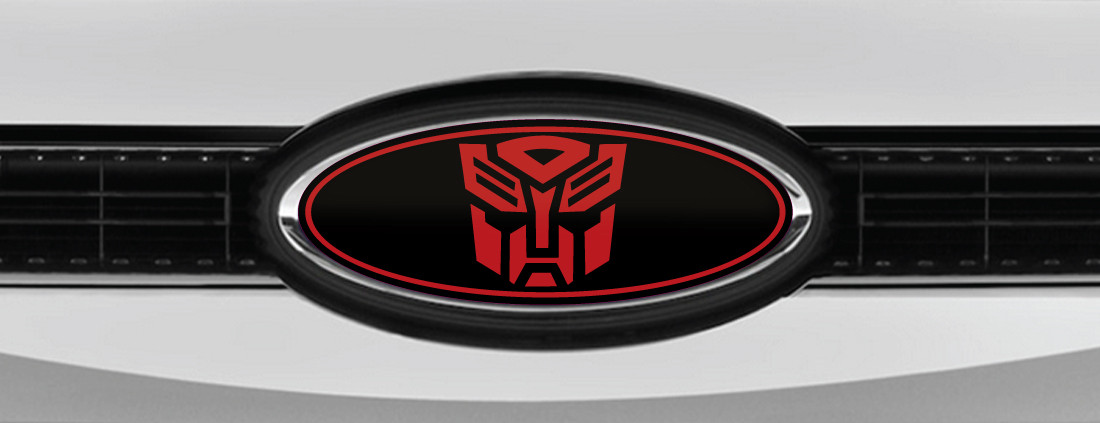 FORD AUTOBOT EMBLEM DECALS