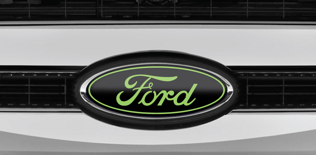Lime Green Ford Badges