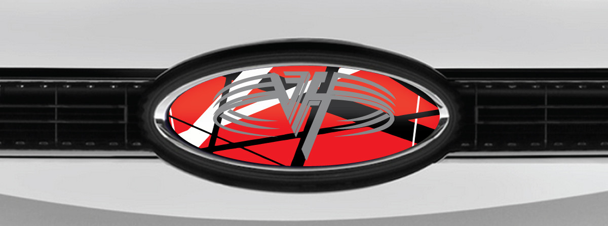 VAN HALEN FORD OVERLAY EMBLEM DECALS 3PC KIT