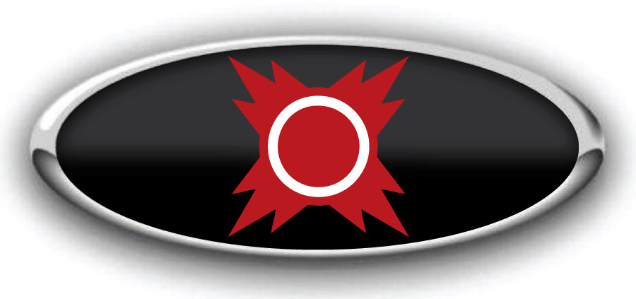 FORD SITH CANNON OVERLAY EMBLEM DECALS