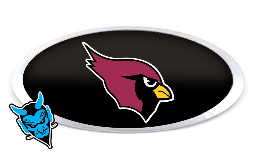 KIA OVERLAY EMBLEM AZ CARDINALS DECALS