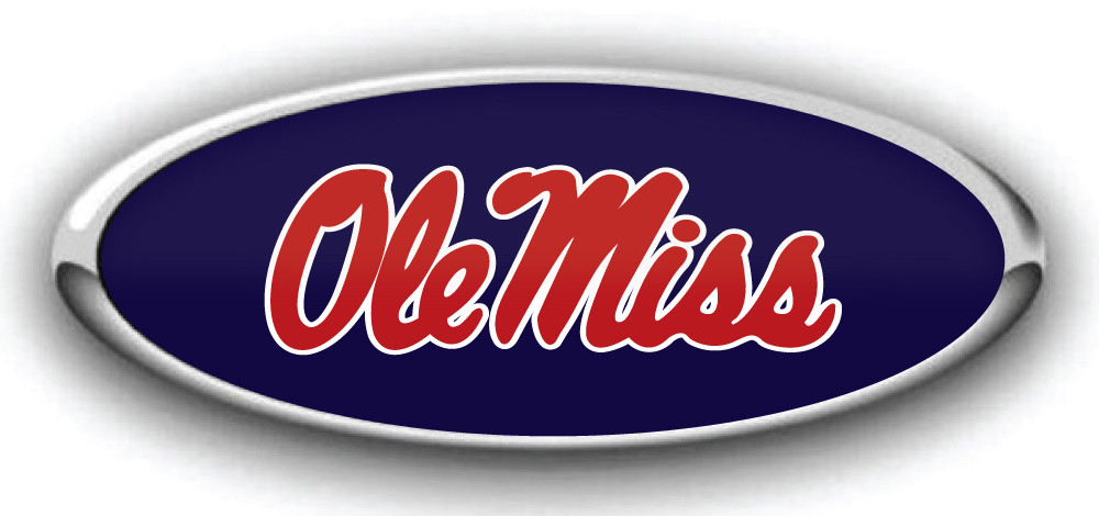 FORD OLE MISS OVERLAY EMBLEM DECALS