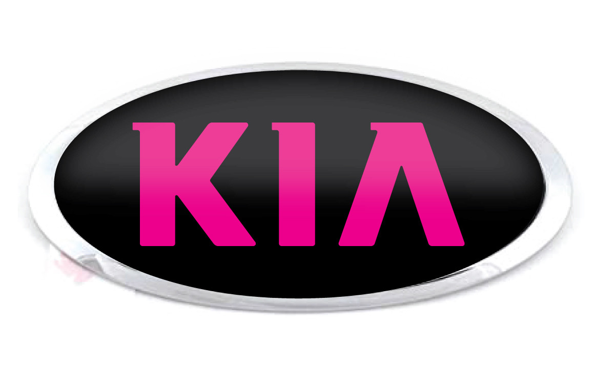 ORIGINAL LOGO KIA OVERLAY EMBLEM DECALS