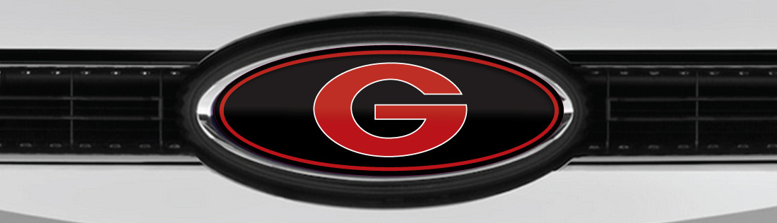FORD GEORGIA BULLDOGS OVERLAY EMBLEM DECALS