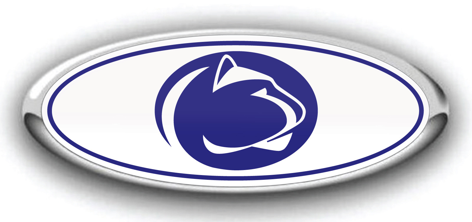 PENN STATE NITANY LIONS FORD OVERLAY EMBLEM DECALS 3PC KIT