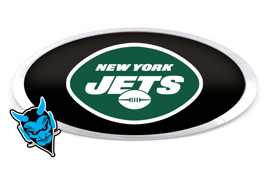 KIA OVERLAY EMBLEM NEW YORK JETS DECALS