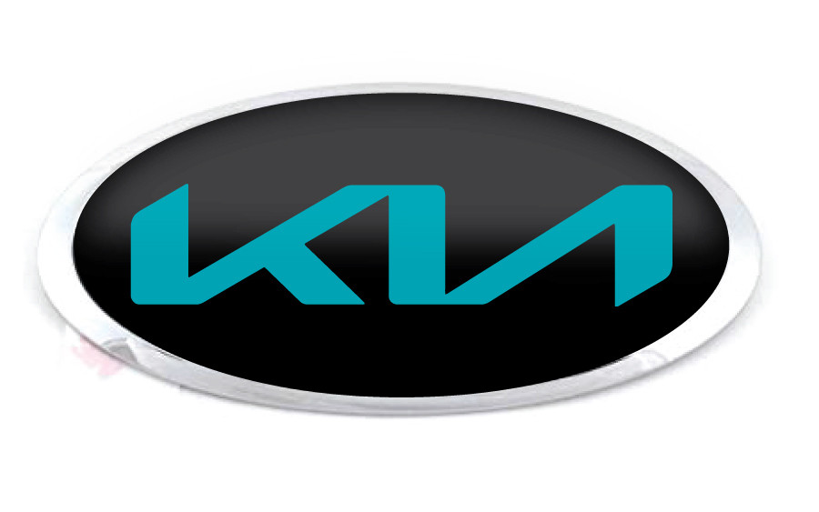 KIA Overlay Emblem Decals & Stickers | Custom KIA Emblem Overlays