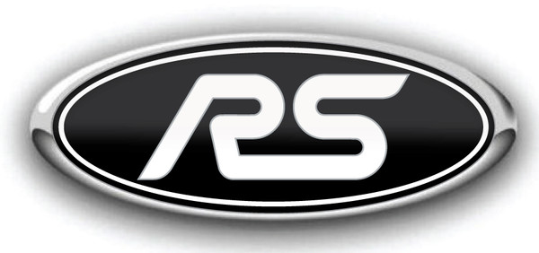 FORD FOCUS RS OVERLAY EMBLEM DECAL 3PC KIT