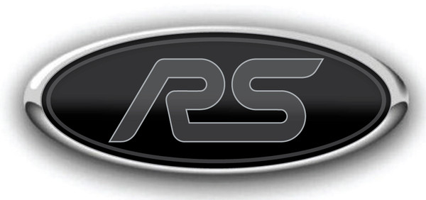 FORD FOCUS RS OVERLAY EMBLEM DECAL 3PC KIT