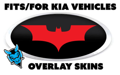 KIA OVERLAY EMBLEM BATMAN BEGINS DECALS