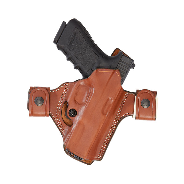 FlatSider™ Statesman XR21 Belt Slide Leather Holster - CopShop.com
