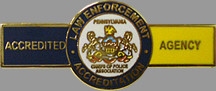 PA Chiefs of Police Accreditation Large Award Bar - CopShop.com