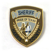 Harris County Sheriff's Office Patch Pin - CopShop.com