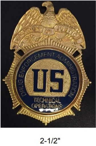 DEA Technical Operations Badge - CopShop.com
