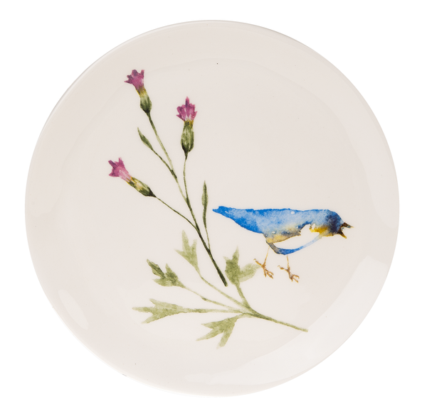 Midwest Birds Plates, Blue Bird