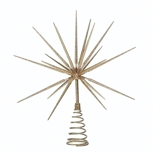 Roman Gold Burst Tree Topper