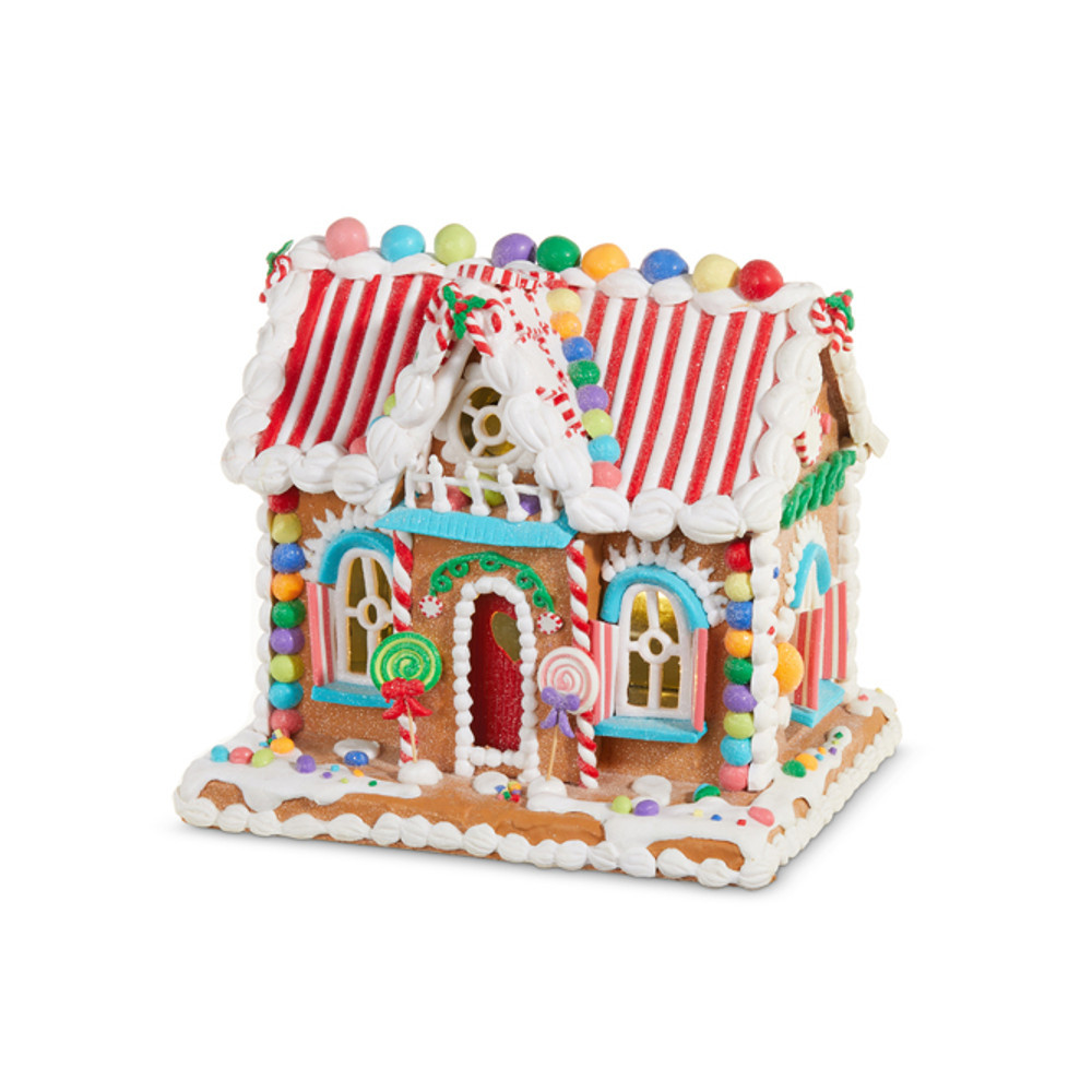 RAZ Imports Lighted Gingerbread House, 11" (4019083)