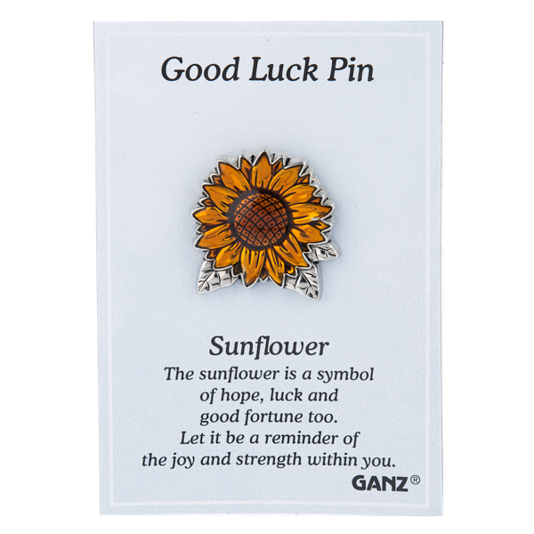 Ganz Good Luck Pin, Sunflower (ER74914)