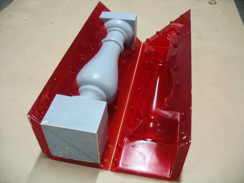 How to Make a Two-Part Rubber Mold of a Baluster - Polytek Development ...