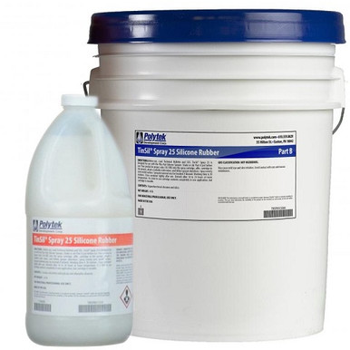 TinSil® Brush/Spray 25 Silicone Rubber | Polytek Development Corp.