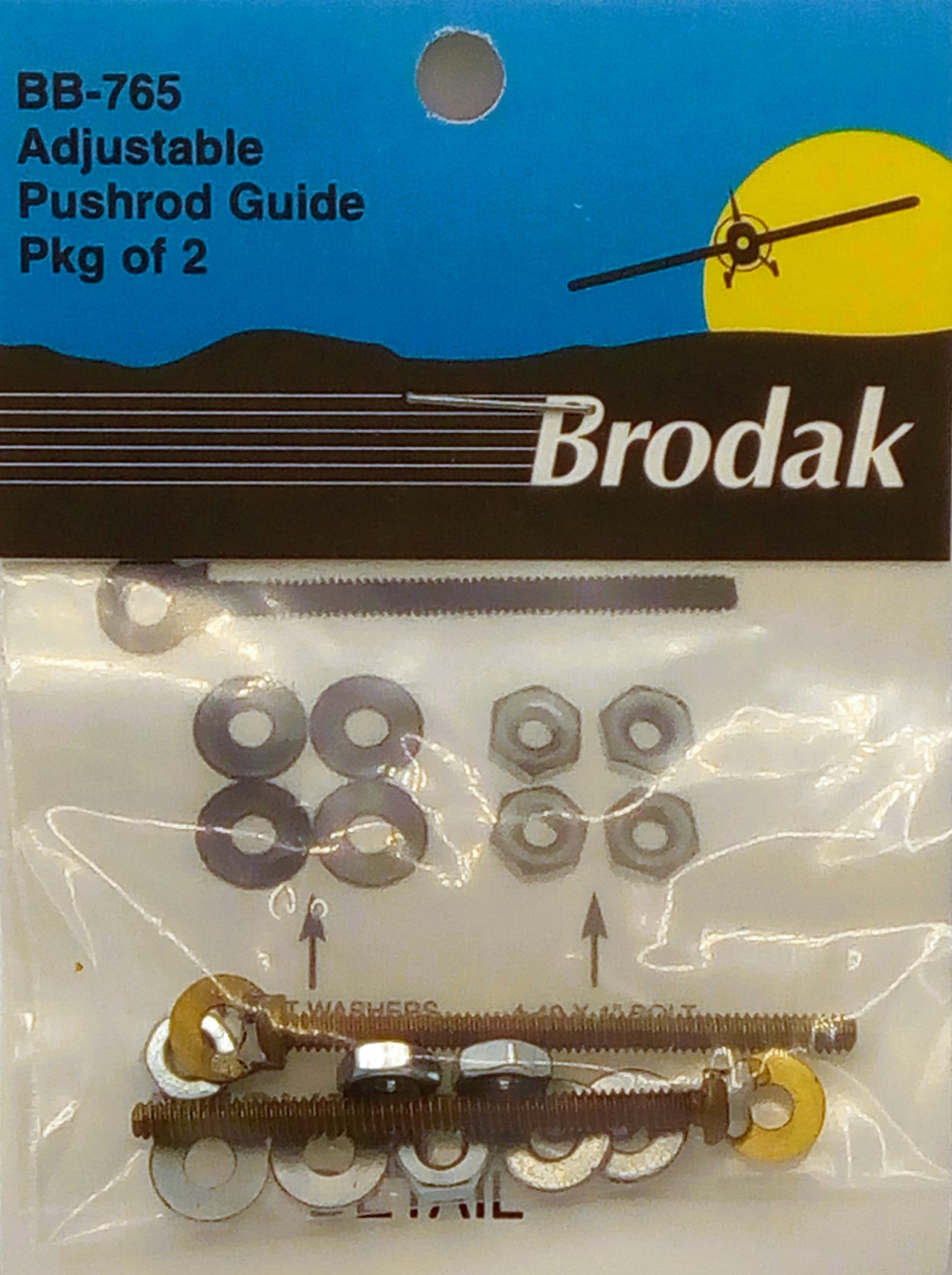 Push rod guide