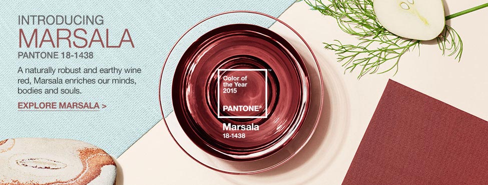 Using Marsala, the Color of the Year 2015 - Rhinestones Unlimited