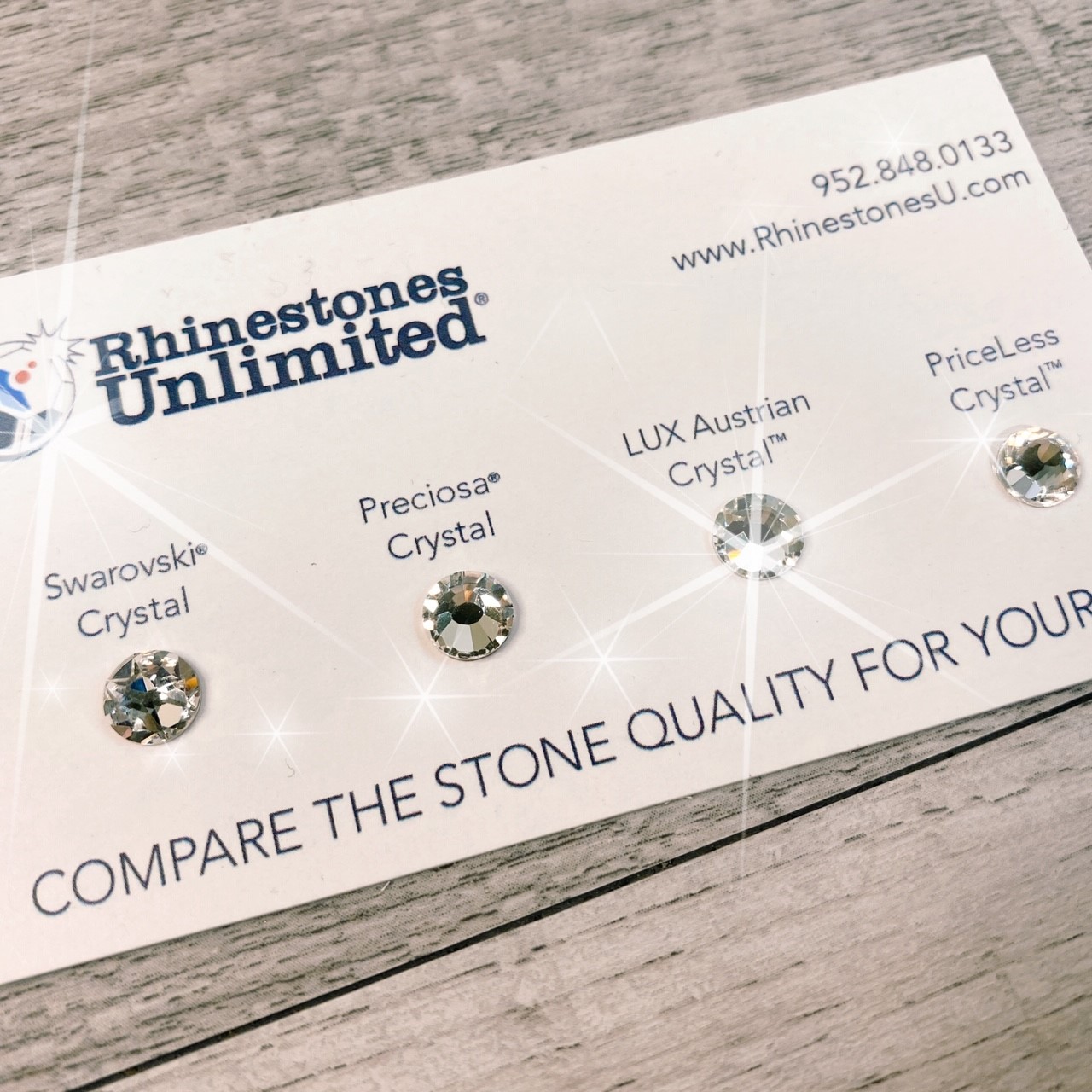 Sparkle Sample - Rhinestones Unlimited