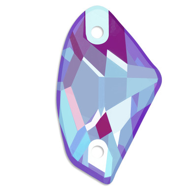 Starcut Crystal Sew On Galactic Lilac Delite 19x12mm - Rhinestones ...