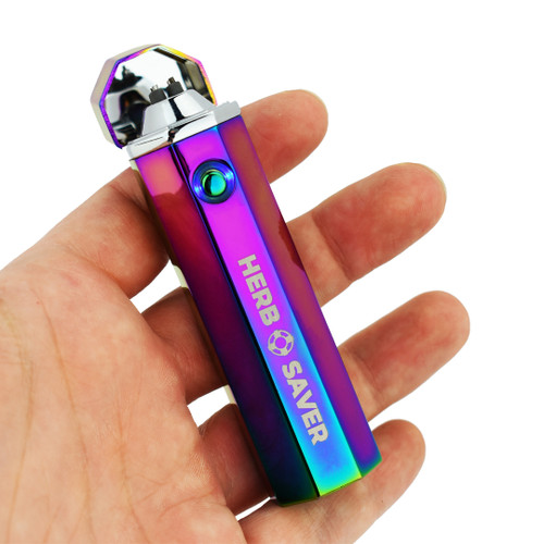 Herb Saver Lighter Windproof Dual Arc Lighter (Rainbow) - HERB SAVER